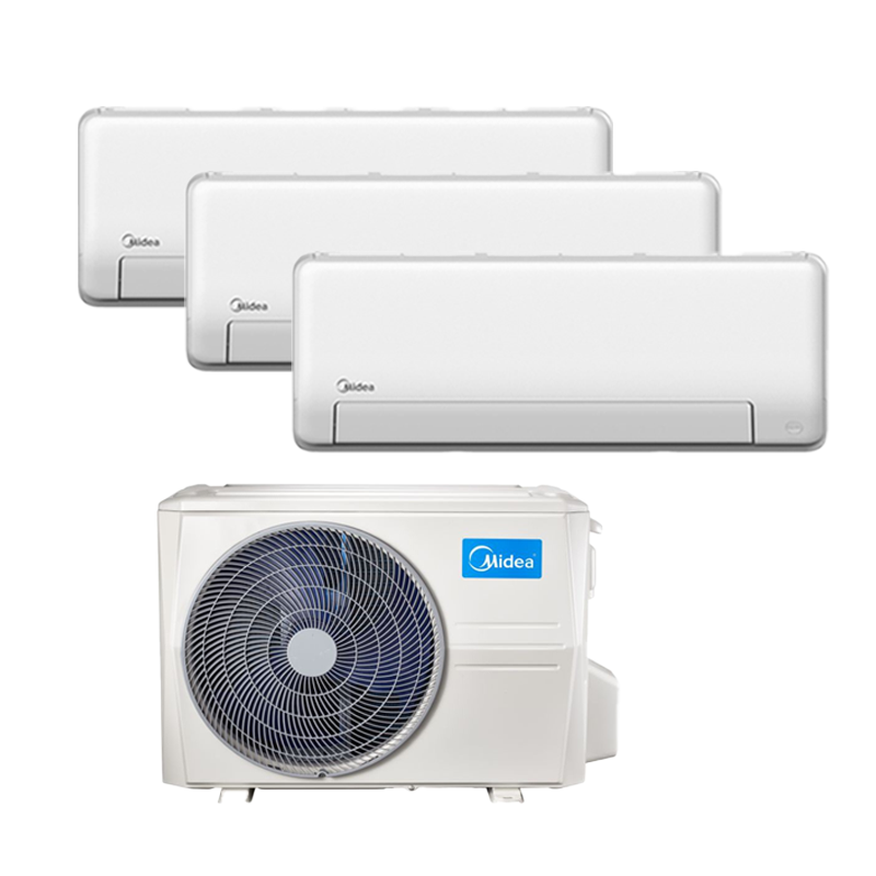 MIDEA ALL EASY PRO R32 SYSTEM 3 (INSTALLATION INCLUDED FREE UPGRADED M ...