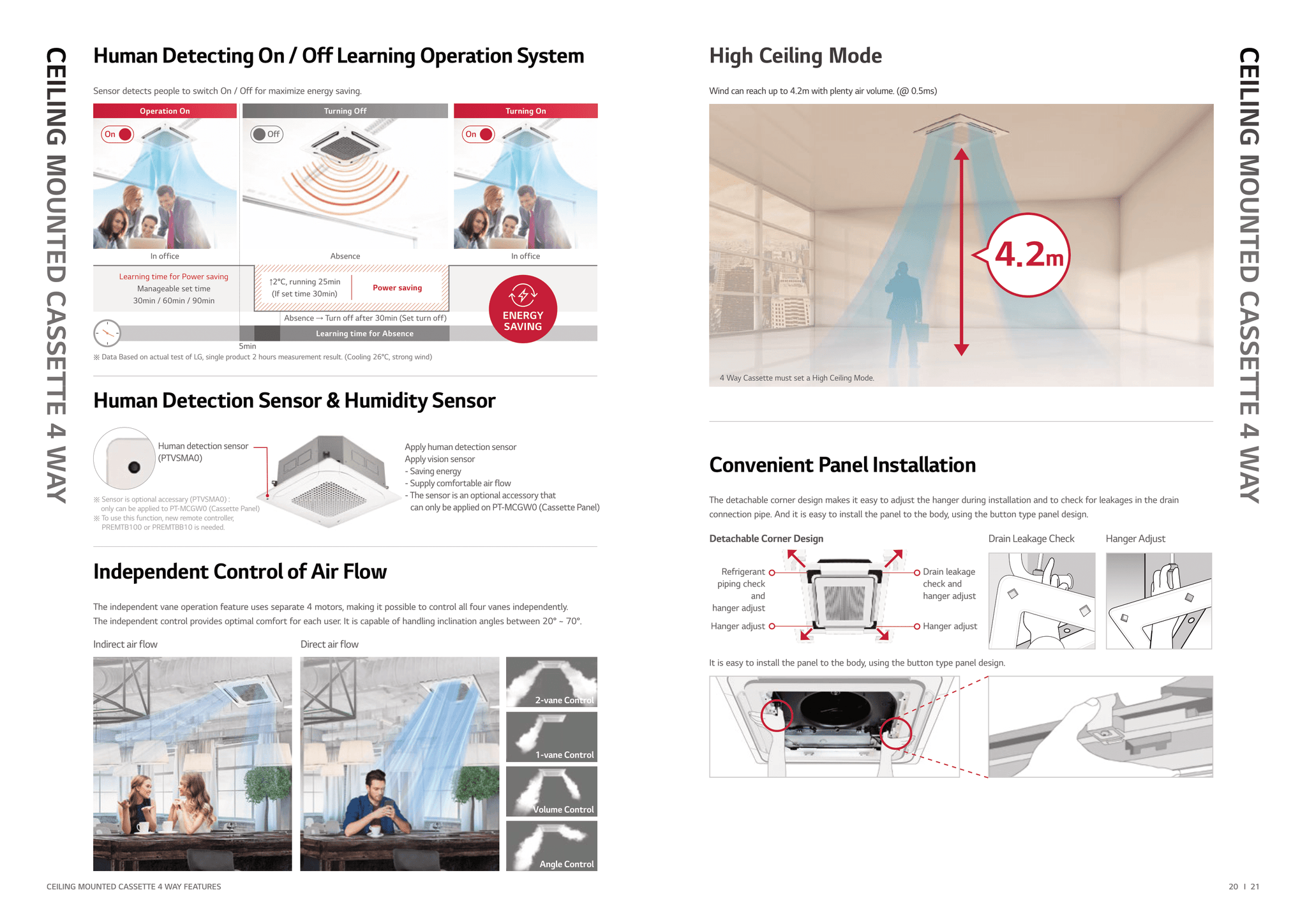 LG INVERTER R32 CEILING CASSETTE UNIT AIRCON INSTALLATION (18K BTU - 3 ...
